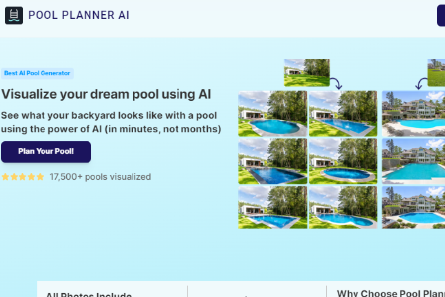 Pool Planner AI - Features, Pricing, Reviews & More 2024