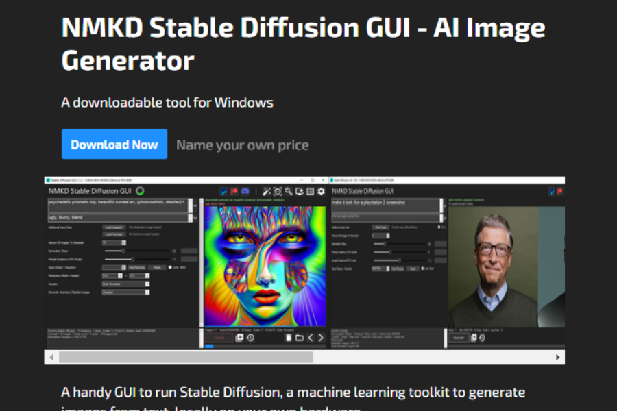 NMKD Stable Diffusion GUI - Features, Pricing, Reviews & More 2024