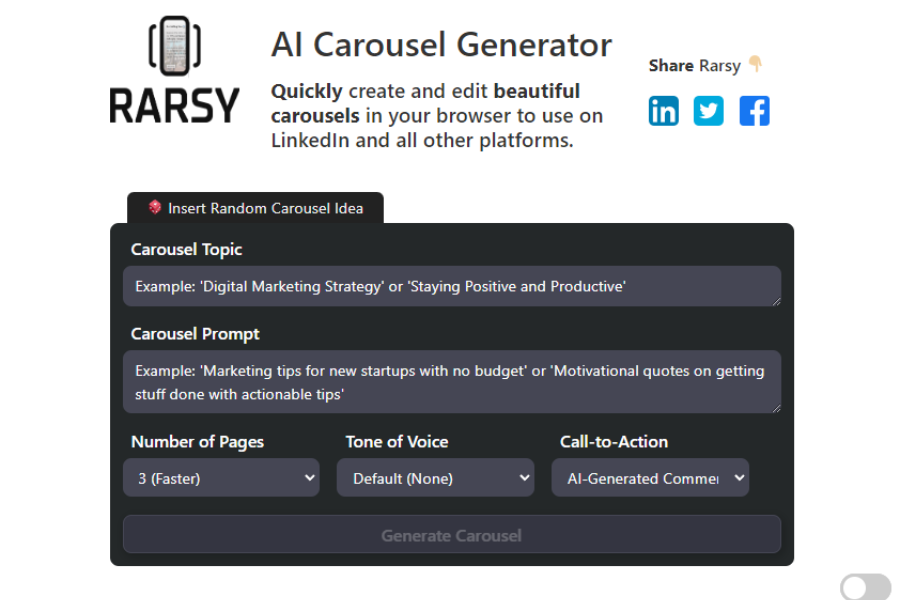 Carousel Generator - Features, Pricing, Reviews & More 2024