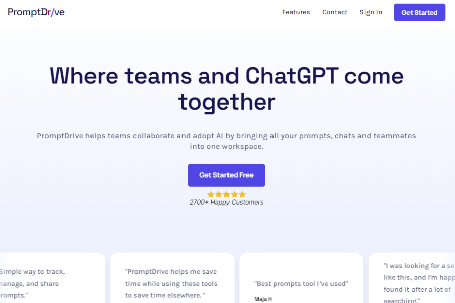 PromptDrive.ai - Features, Pricing, Reviews & More 2024