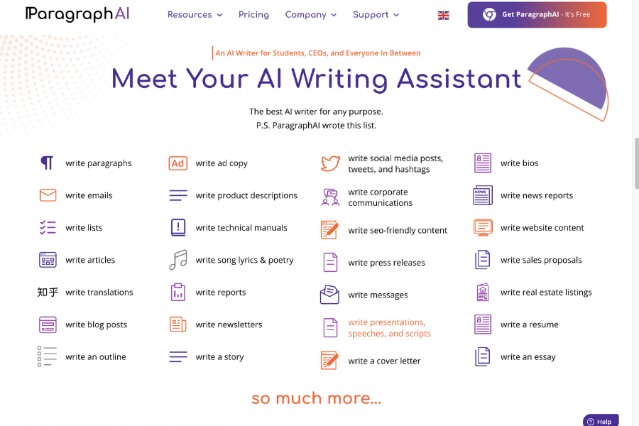 ParagraphAI - Features, Pricing, Reviews & More 2024