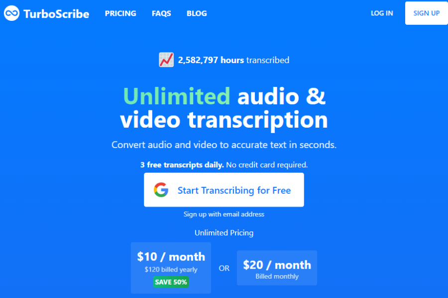 TurboScribe - Features, Pricing, Reviews & More 2024