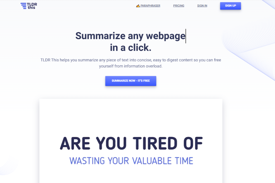 TLDR This - Features, Pricing, Reviews & More 2024 TLDR This - Features, Pricing, Reviews & More 2024