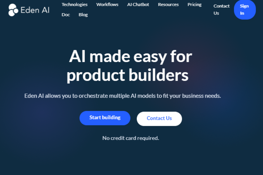 Eden AI - Features, Pricing, Reviews & More 2024