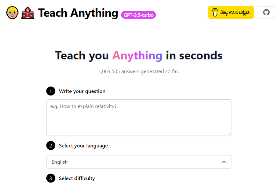 Teach Anything - Features, Pricing, Reviews & More 2024