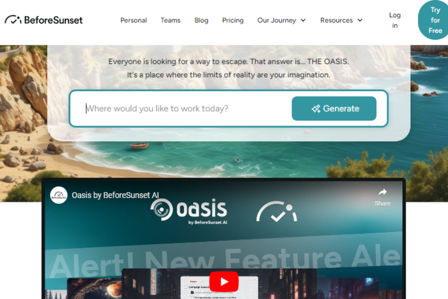 BeforeSunset - Features, Pricing, Reviews & More 2024