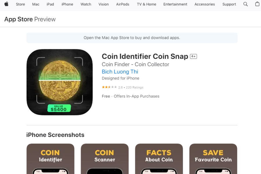 Coin Identifier Coin Snap - Features, Pricing, Reviews & More 2024