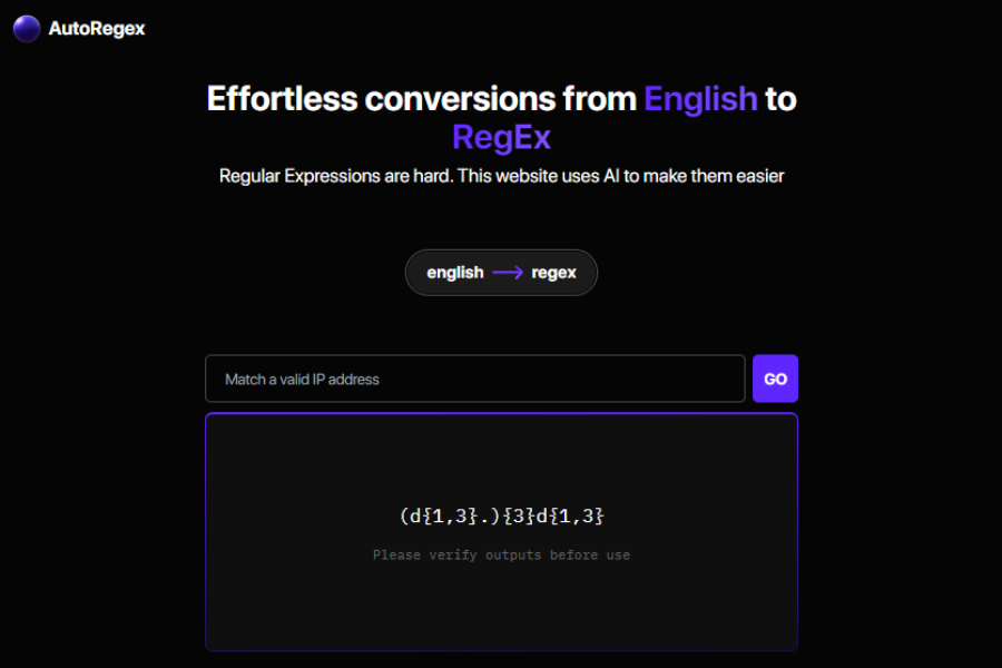 AutoRegex - Features, Pricing, Reviews & More 2024