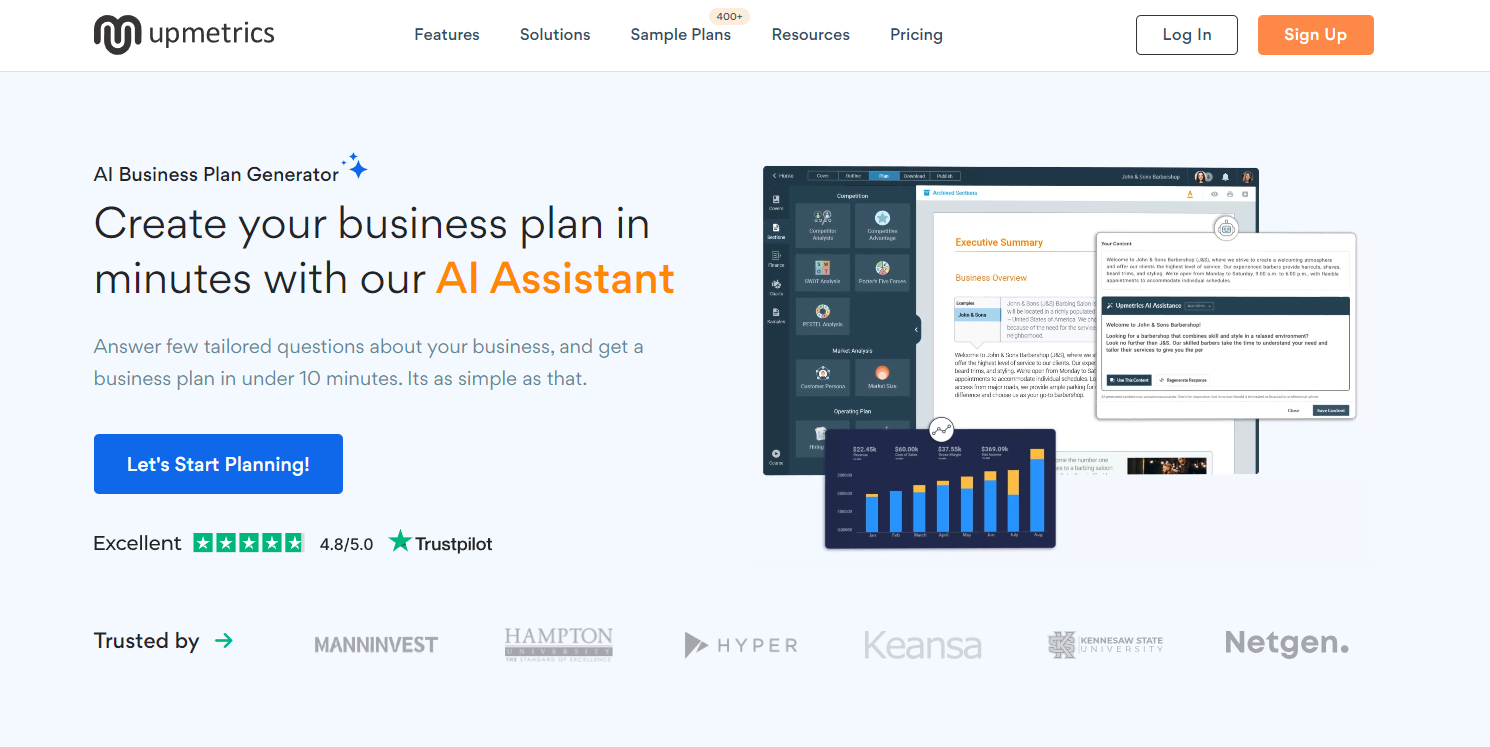 AI Business Plan Generator - Features, Pricing, Reviews & More 2024
