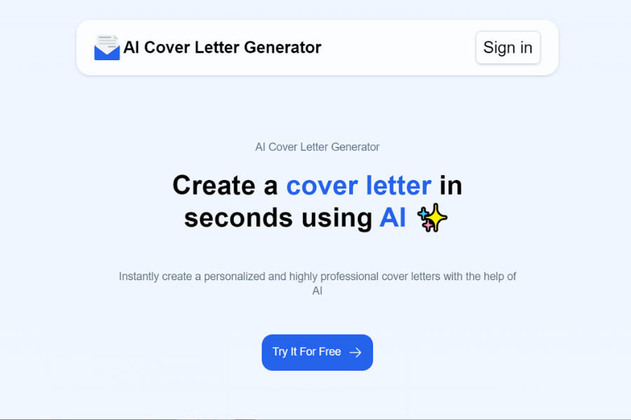 AI Cover Letter Generator - Features, Pricing, Reviews & More 2024