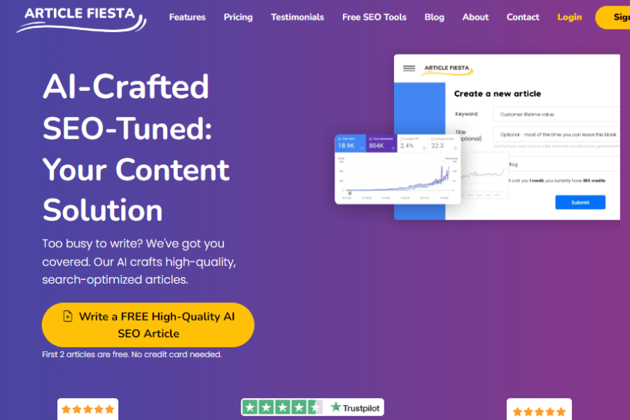 Article Fiesta - Features, Pricing, Reviews & More 2024