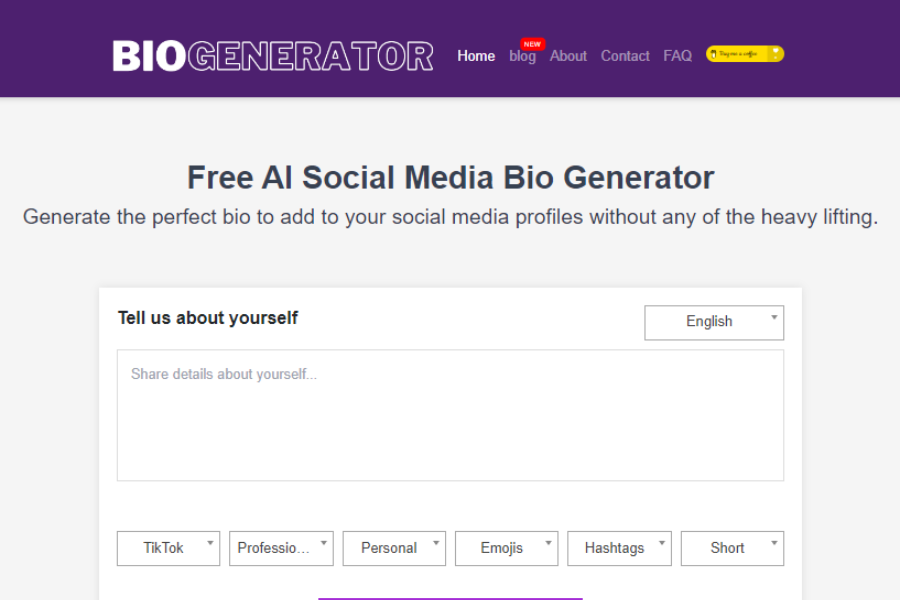 Social Media Bio Generator - Features, Pricing, Reviews & More 2024