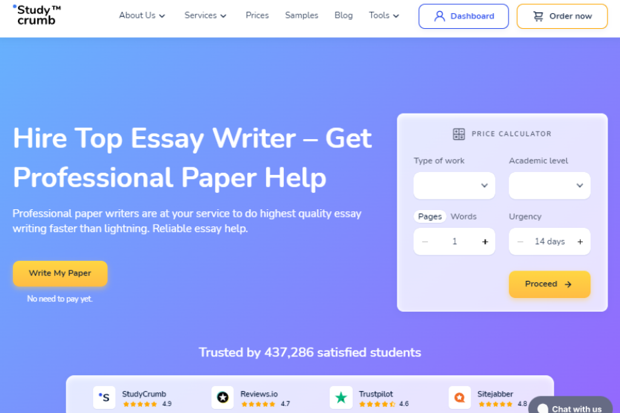 StudyCrumb - Features, Pricing, Reviews & More 2024