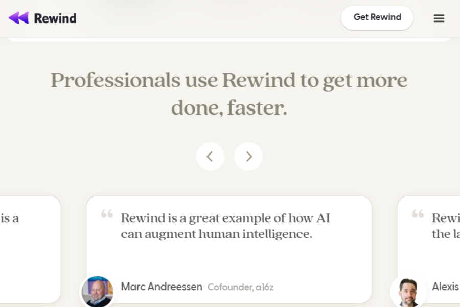 Rewind AI - Features, Pricing, Reviews & More 2024