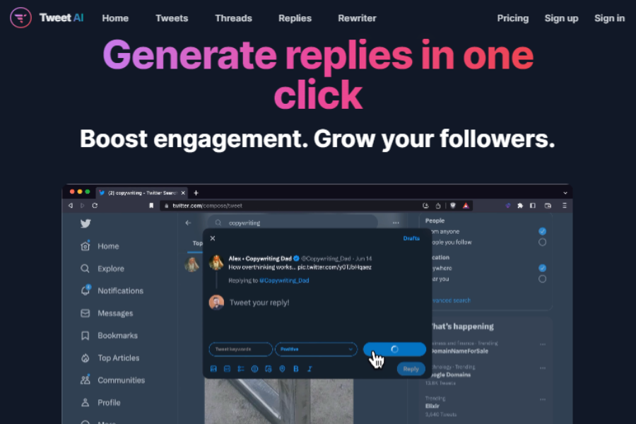 TweetAI - Features, Pricing, Reviews & More 2024