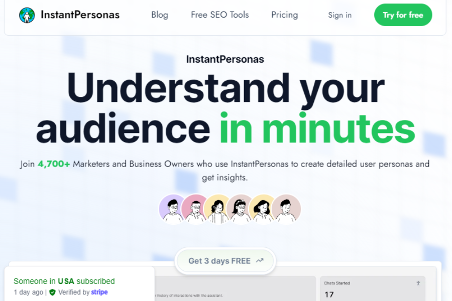 Instant Personas - Features, Pricing, Reviews & More 2024 Instant Personas - Features, Pricing, Reviews & More 2024