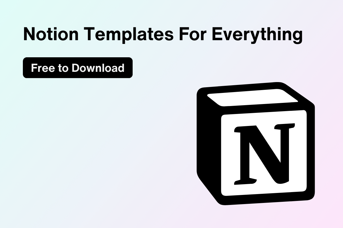 25 Best Free Notion Templates for Everything [2025]