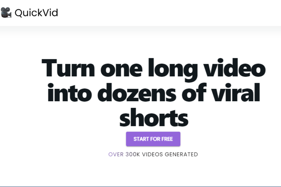 QuickVid.Ai - Features, Pricing, Reviews & More 2024