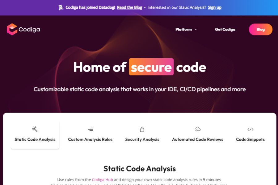 Codiga - Features, Pricing, Reviews & More 2024
