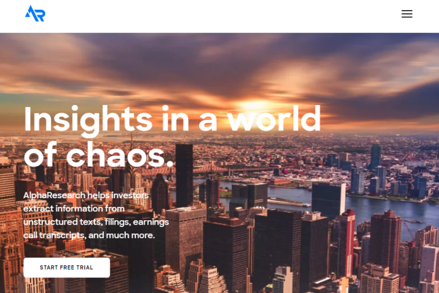 AlphaResearch - Features, Pricing, Reviews & More 2024