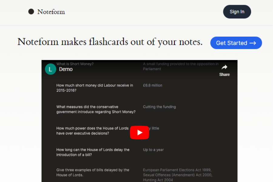 Noteform - Features, Pricing, Reviews & More 2024