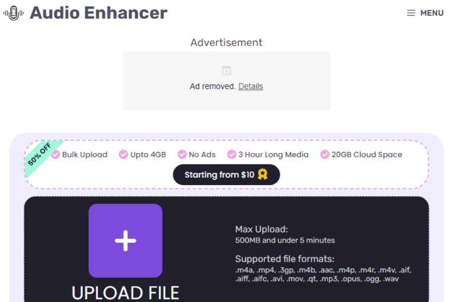 AI Audio Enhancer - Features, Pricing, Reviews & More 2024