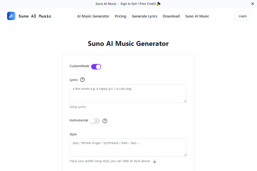 Suno Ai Music - Features, Pricing, Reviews & More 2024