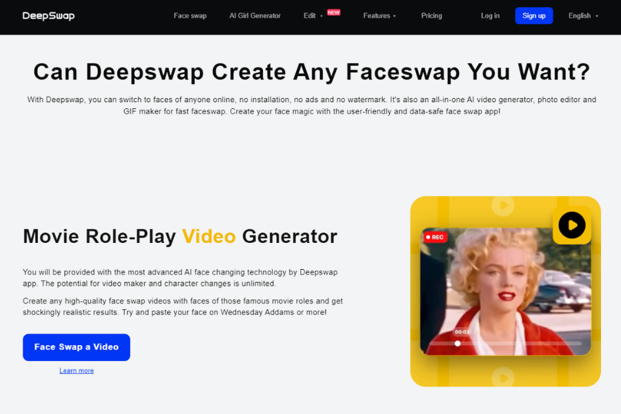 Deepswap - Features, Pricing, Reviews & More 2024