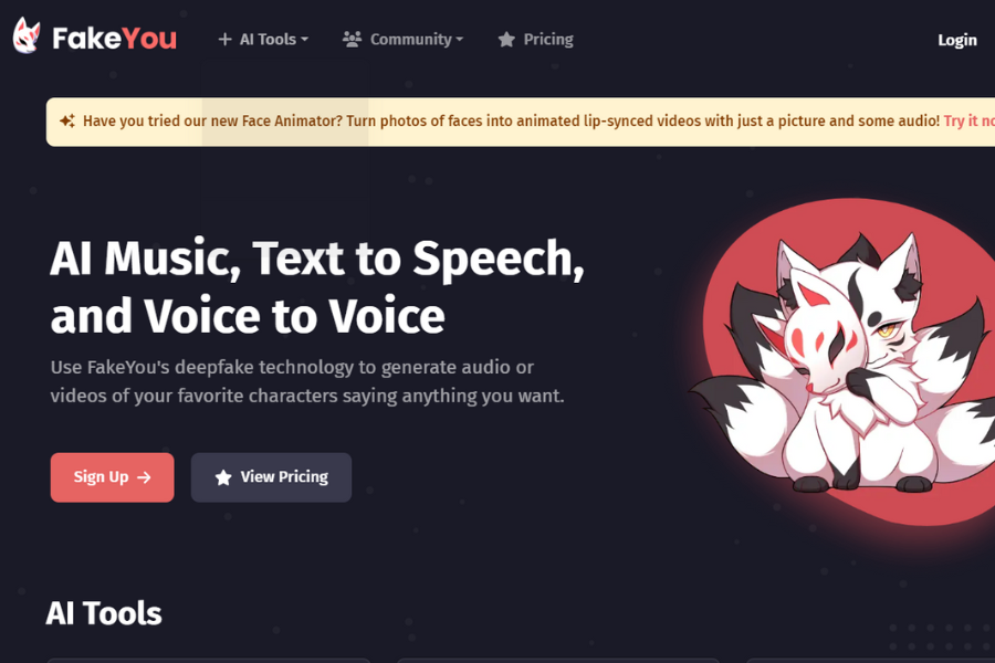 FakeYou - Features, Pricing, Reviews & More 2024
