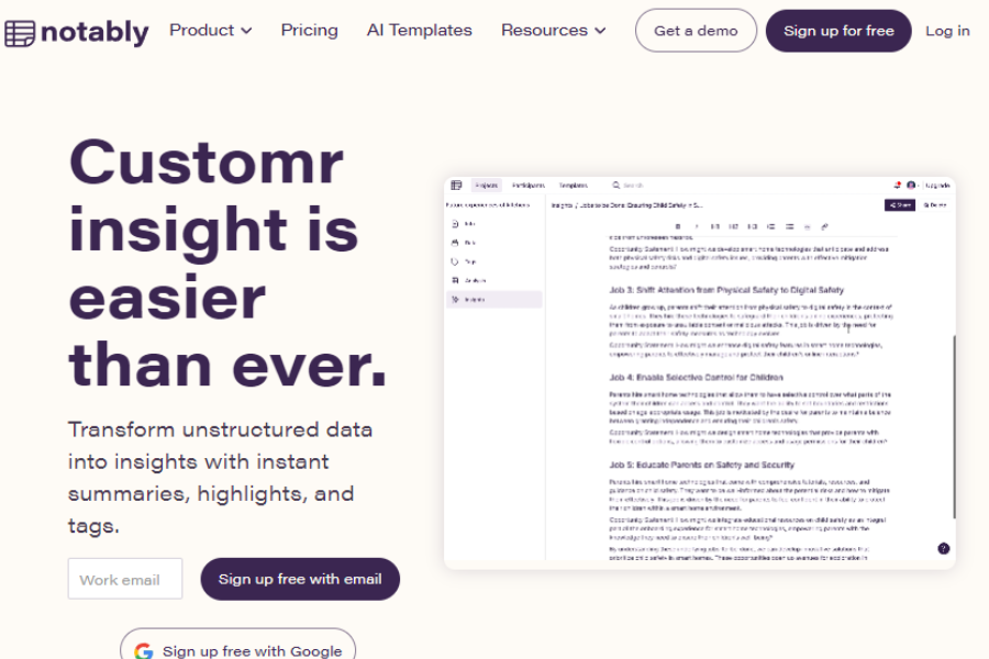 notably ai - Features, Pricing, Reviews & More 2024
