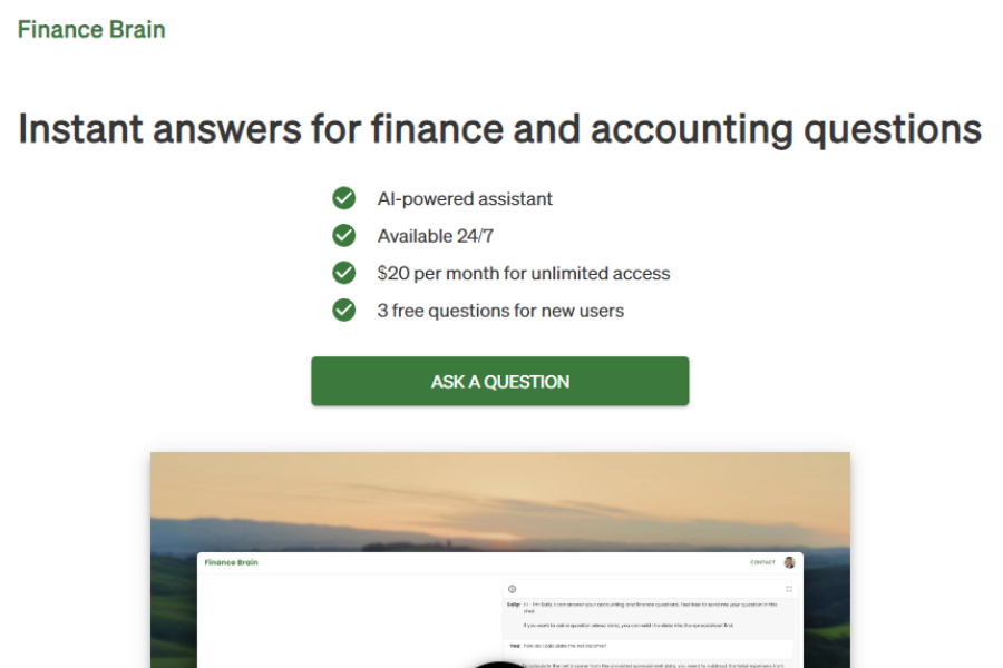 Finance Brain - Features, Pricing, Reviews & More 2024