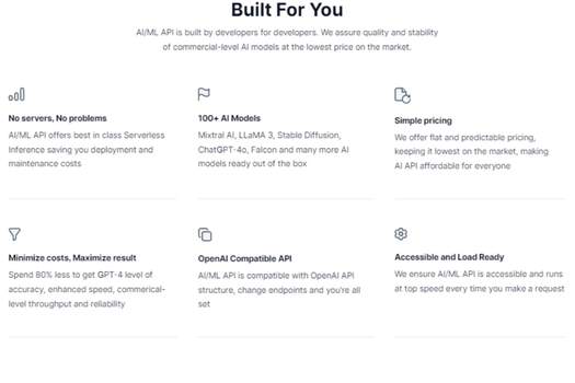 AIML API - Features, Pricing, Reviews & More 2024 AIML API - Features, Pricing, Reviews & More 2024