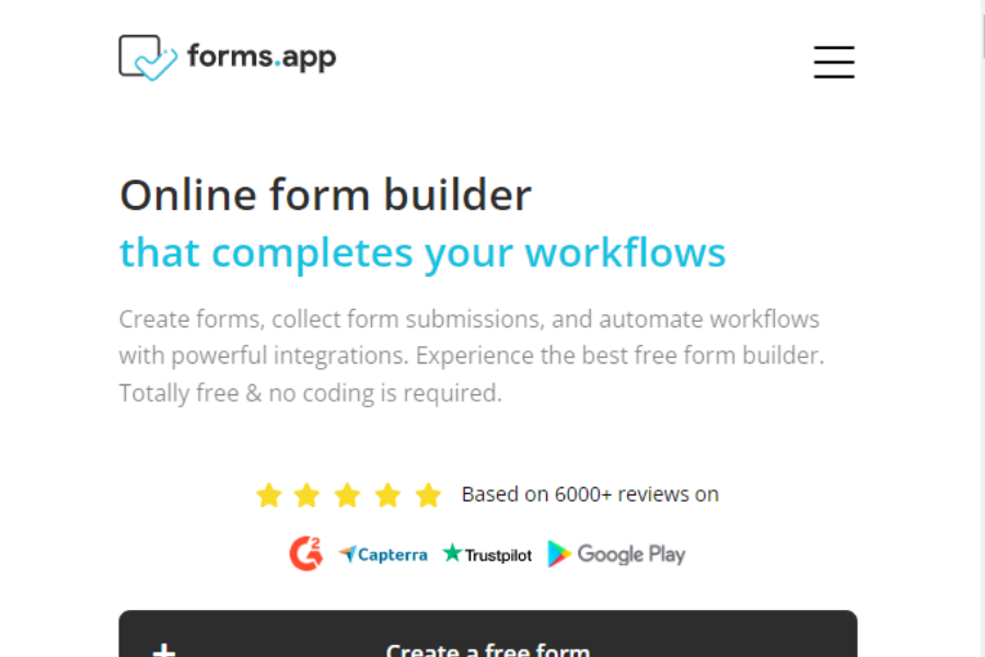 Forms.app - Features, Pricing, Reviews & More 2024