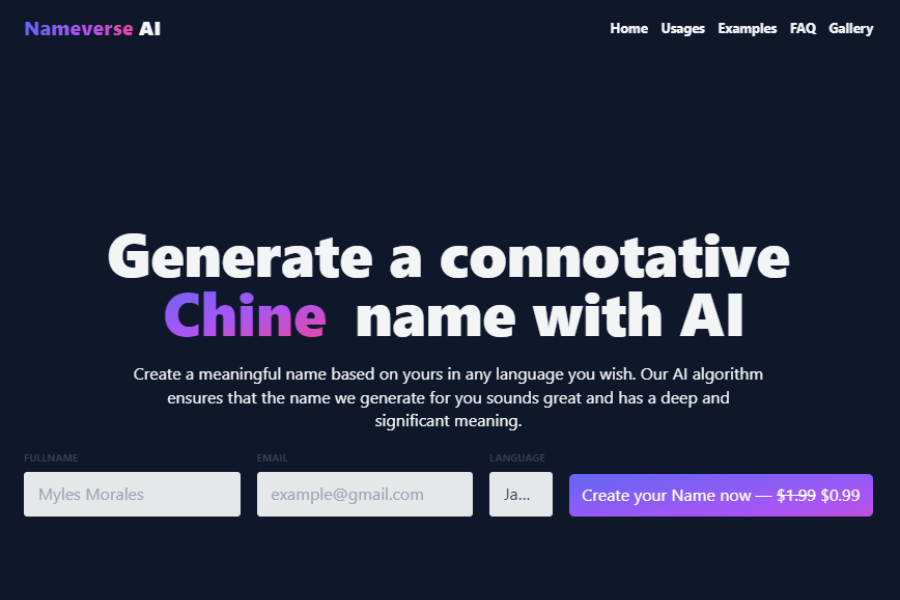 Nameverse AI - Features, Pricing, Reviews & More 2024