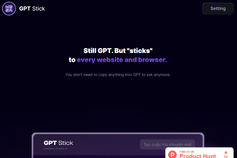 GPT Stick - Features, Pricing, Reviews & More 2024