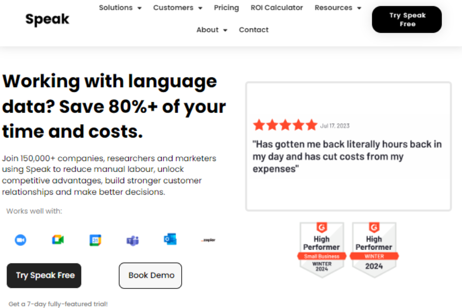 Speak Ai - Features, Pricing, Reviews & More 2024
