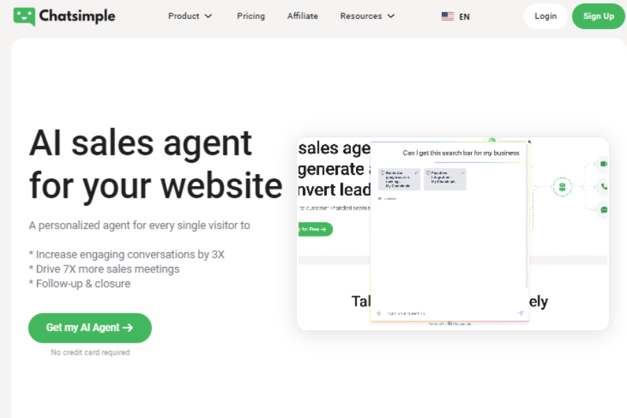 Chatsimple - Features, Pricing, Reviews & More 2024
