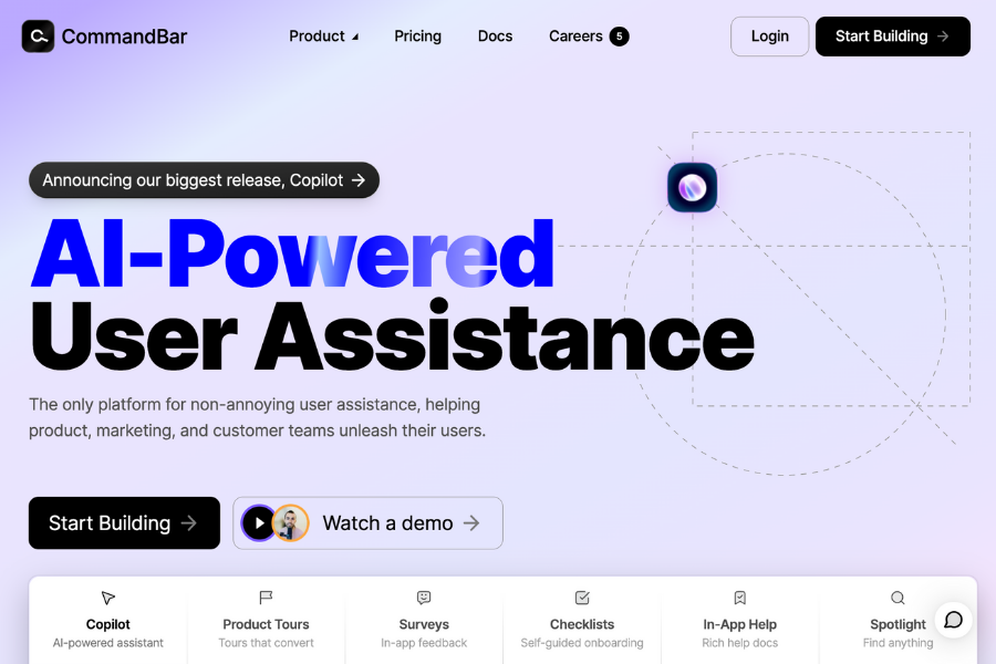 CommandBar - Features, Pricing, Reviews & More 2024