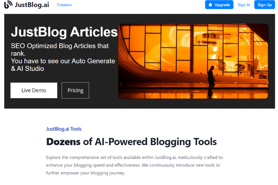 JustBlog - Features, Pricing, Reviews & More 2024