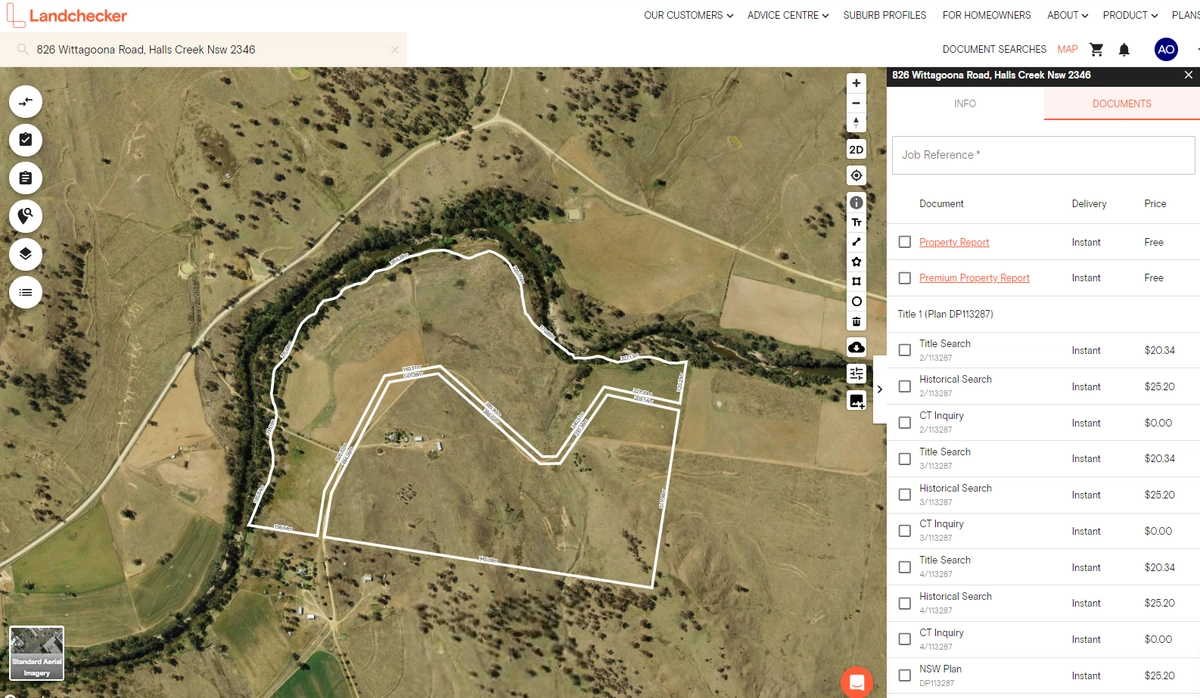 Landchecker help: How to conduct Title searches | Landchecker