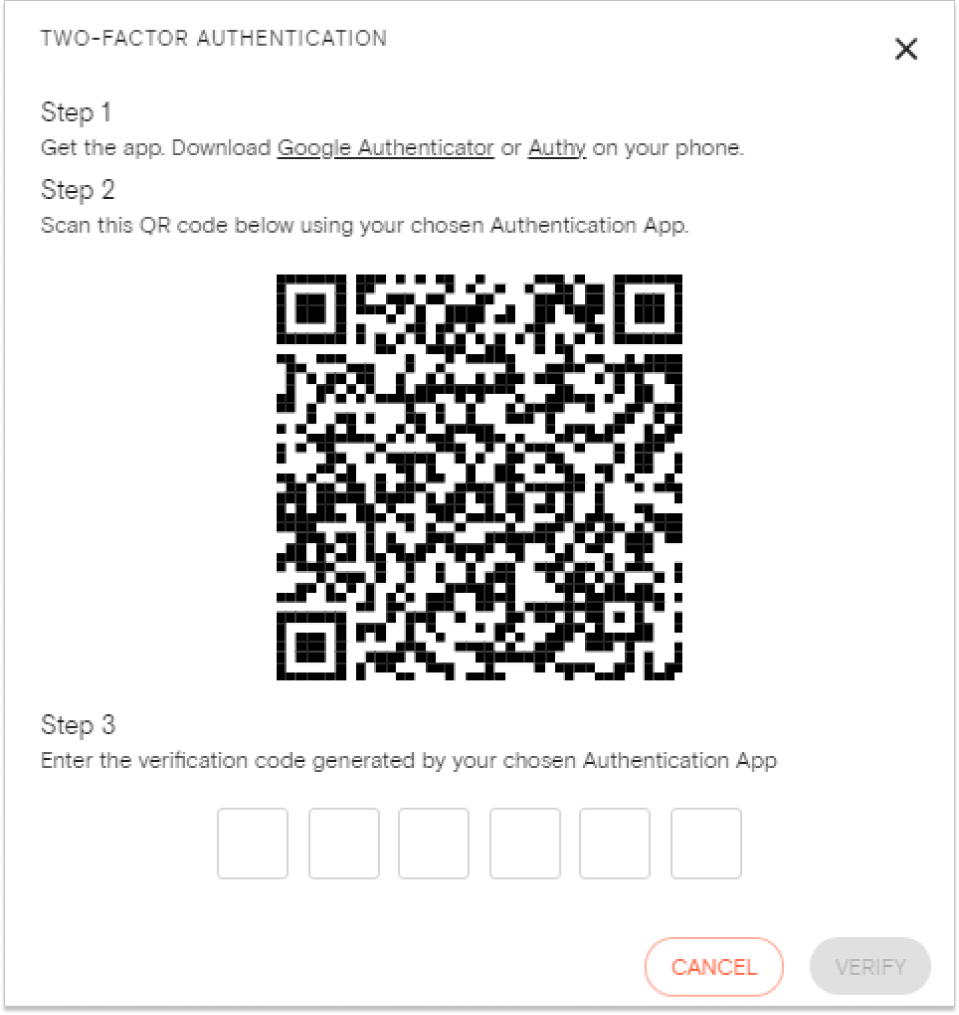 How to enable Two-Factor Authentication | Landchecker