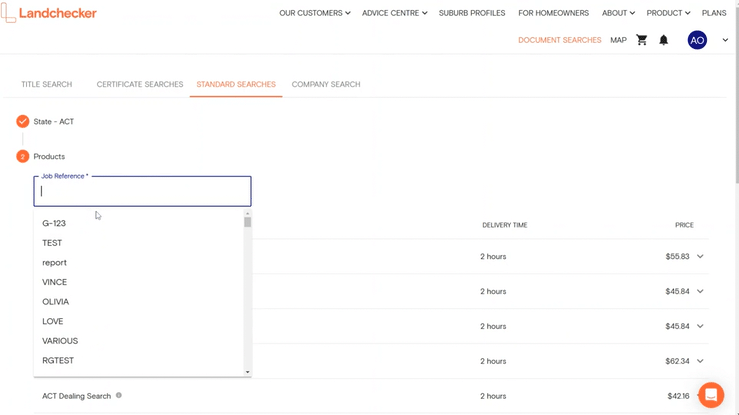 How to complete a Title Search in ACT | Landchecker