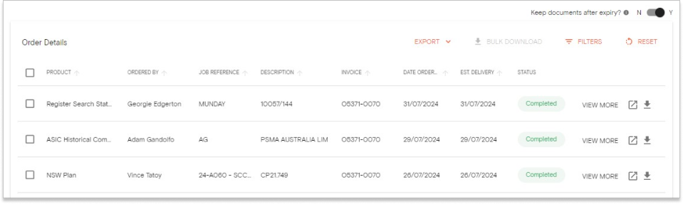 How to export invoices in CSV or Excel format | Landchecker