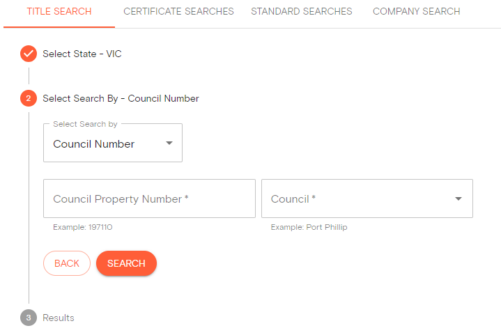 How to complete a document search in Vic using Council number | Landchecker