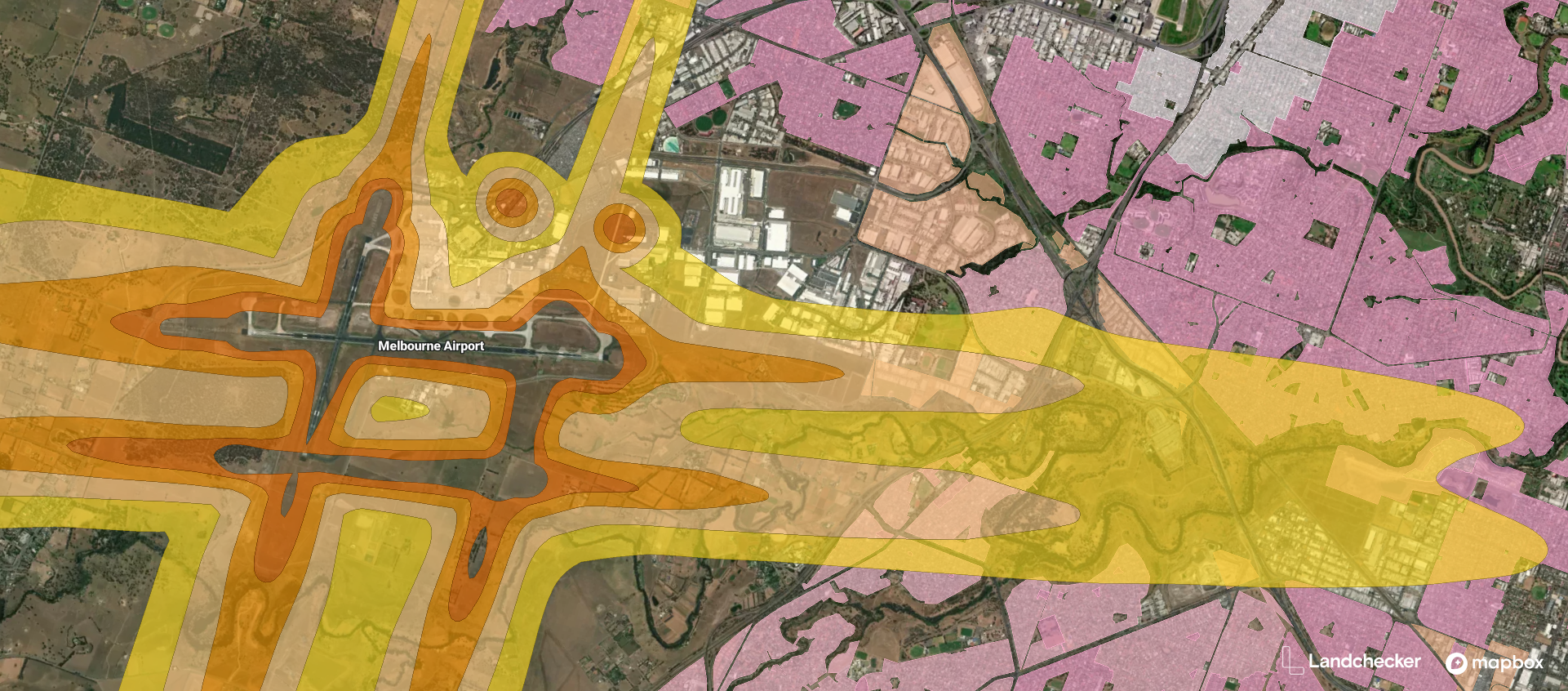 How to access the ANEF Aircraft Noise planning layer | Landchecker