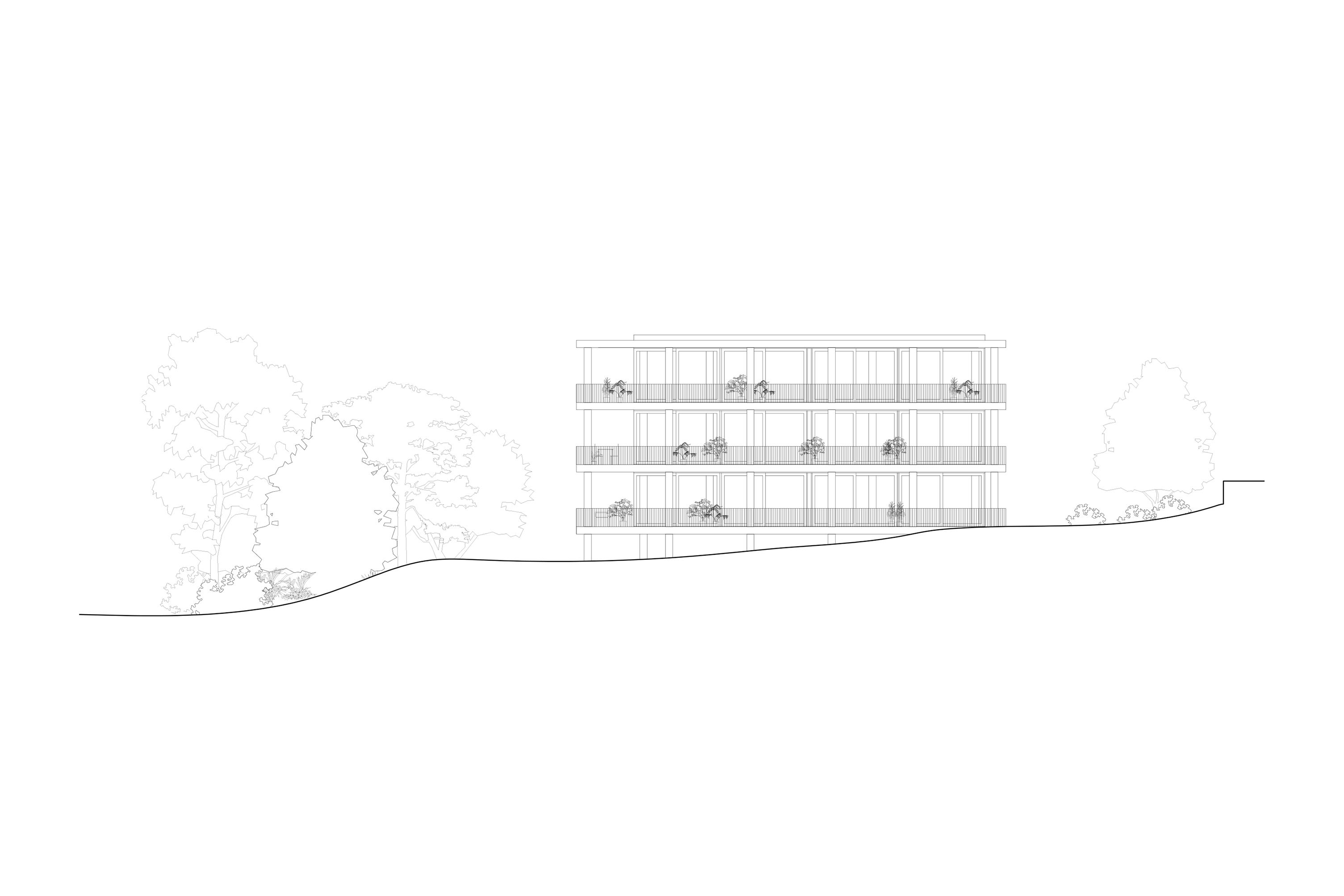 109, Apartment building with 34 columns – Dyvik Kahlen Architects