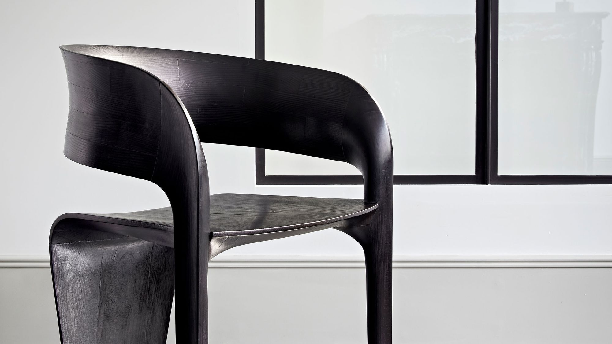 Bodo Sperlein Courbet Contourline Chair Wood