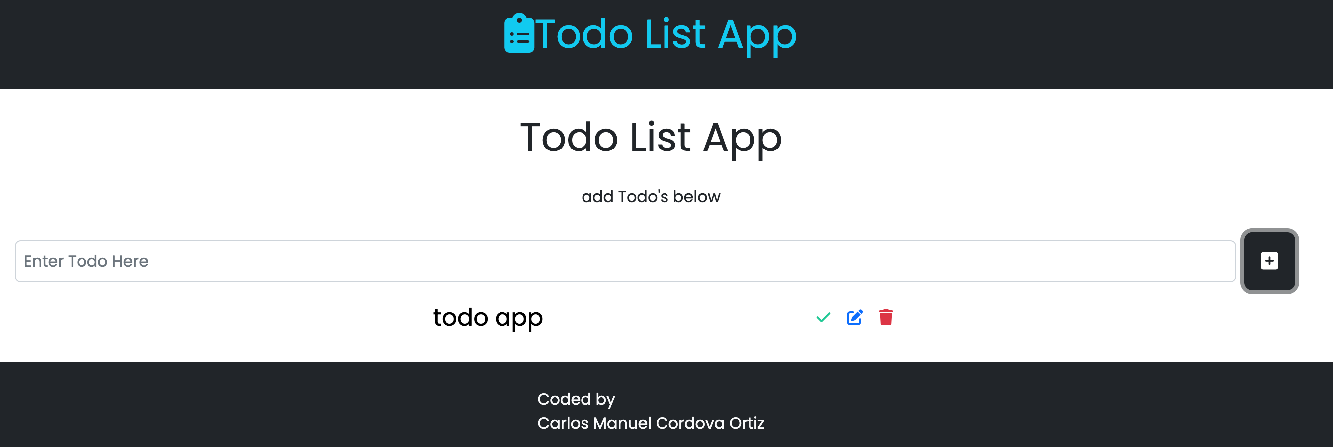 Carlos Cordova Developer Portfolio