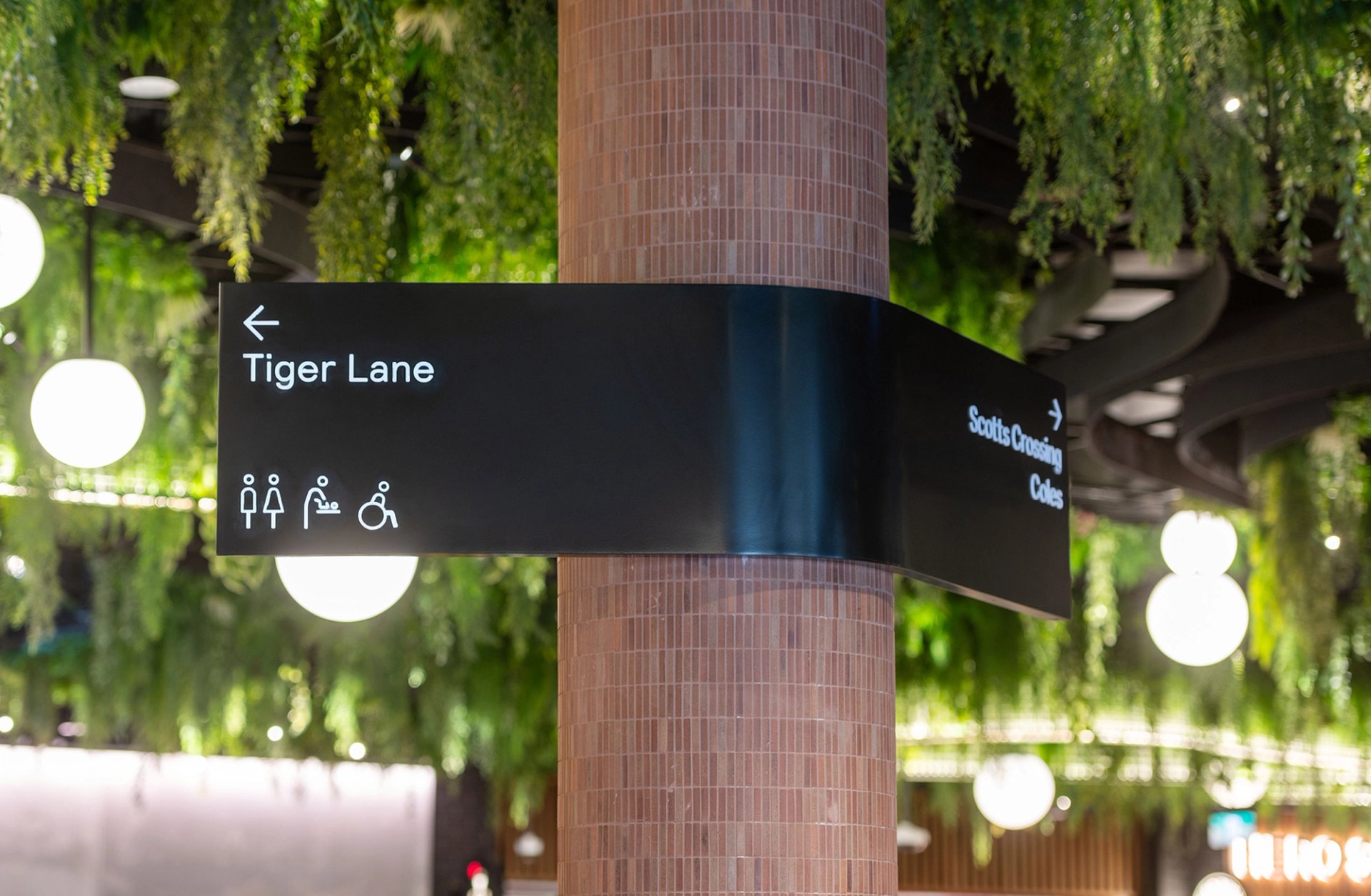 Our wayfinding concept responded to the overarching precinct design ...