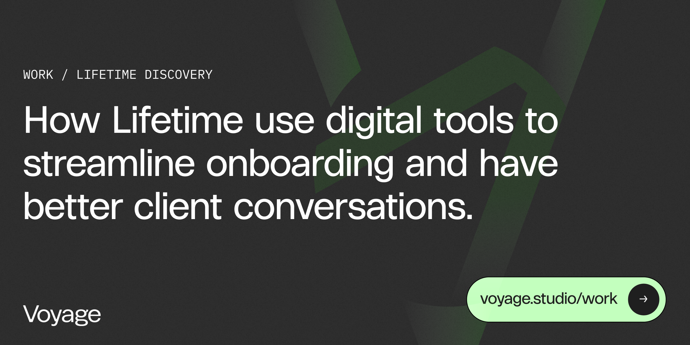 Lifetime’s Digital Discovery Platform | Case Study | Voyage